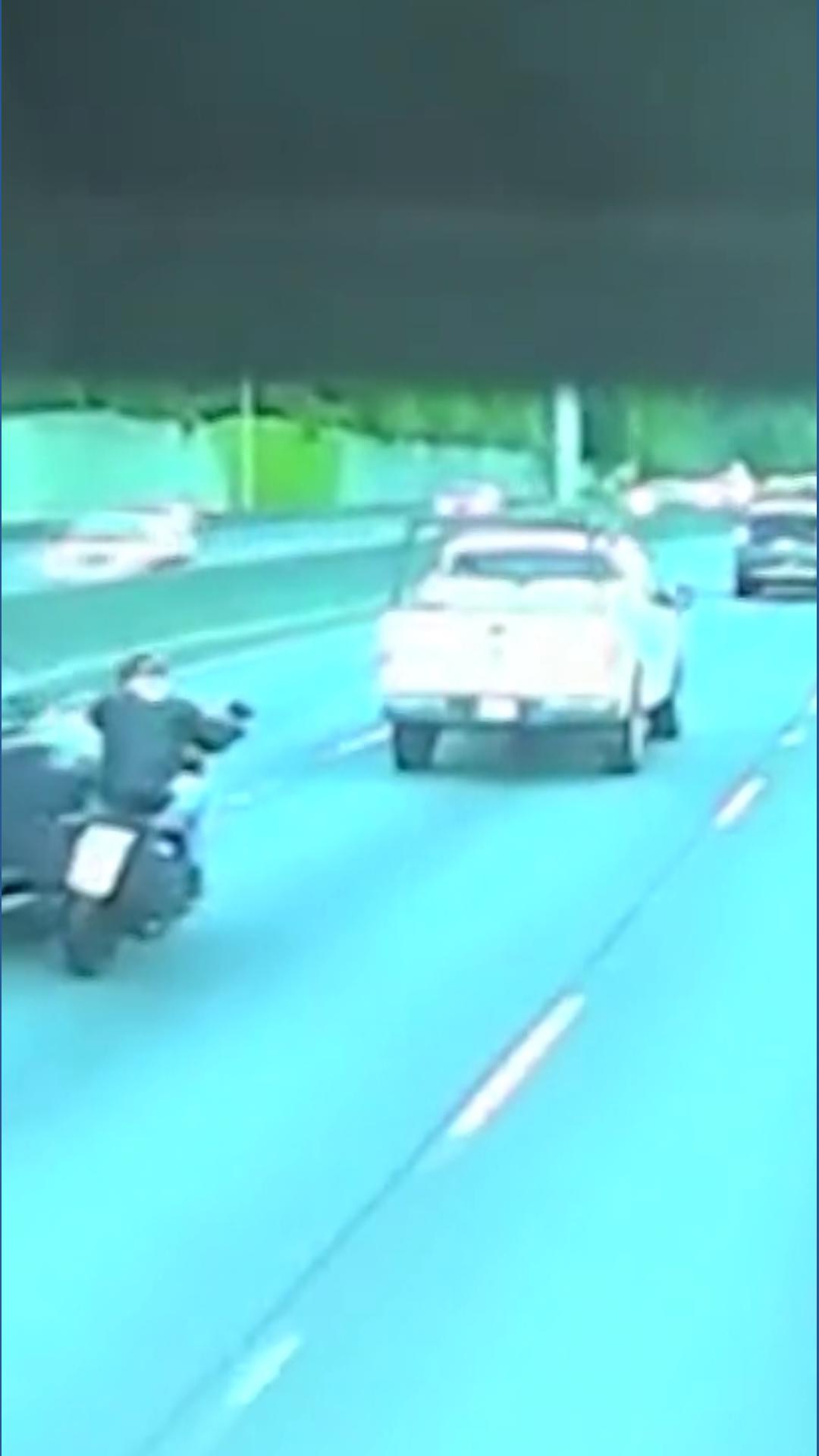Police arrest driver suspected of pushing motorcyclist off Highway 26 ...
