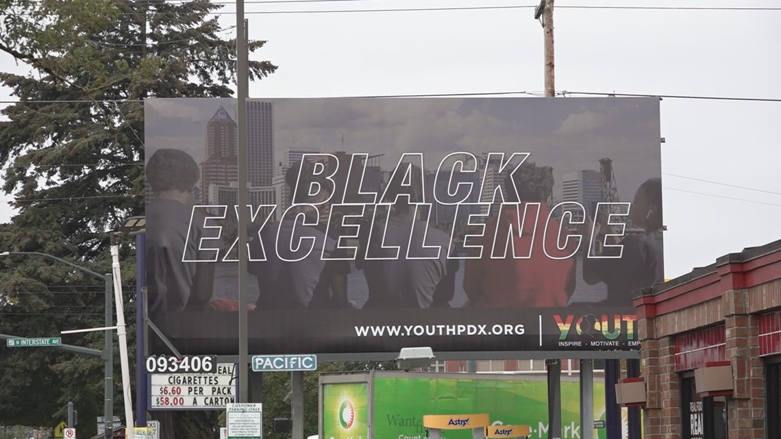 'Black Excellence' billboards go up around Portland | kgw.com
