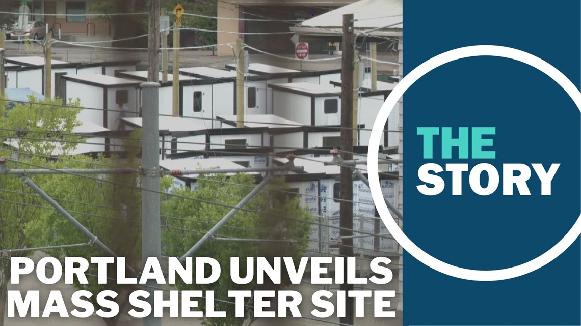 Portland unveils first large sanctioned homeless camp site | kgw.com