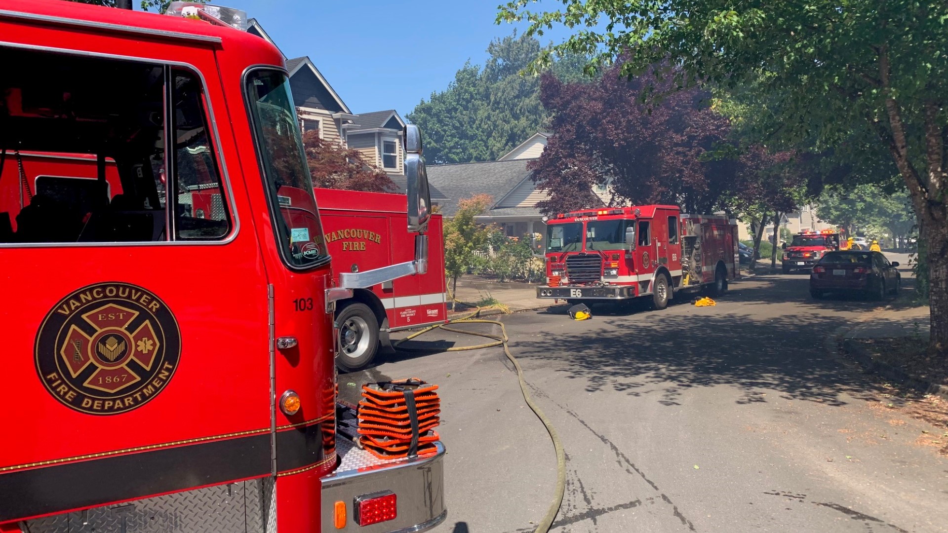 Evacuations lifted after brush fire in Vancouver | kgw.com