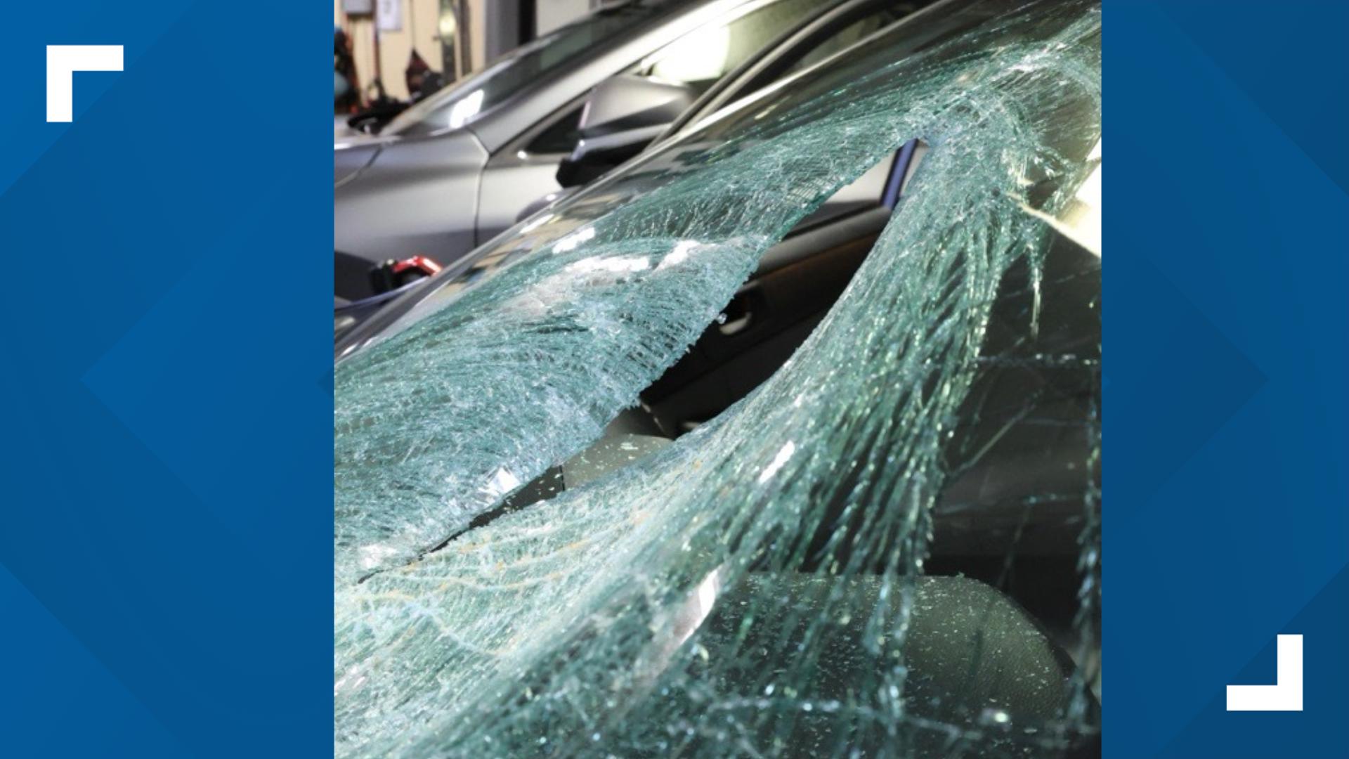Man's windshield shattered by Orbeez beads thrown from I-205 overpass ...