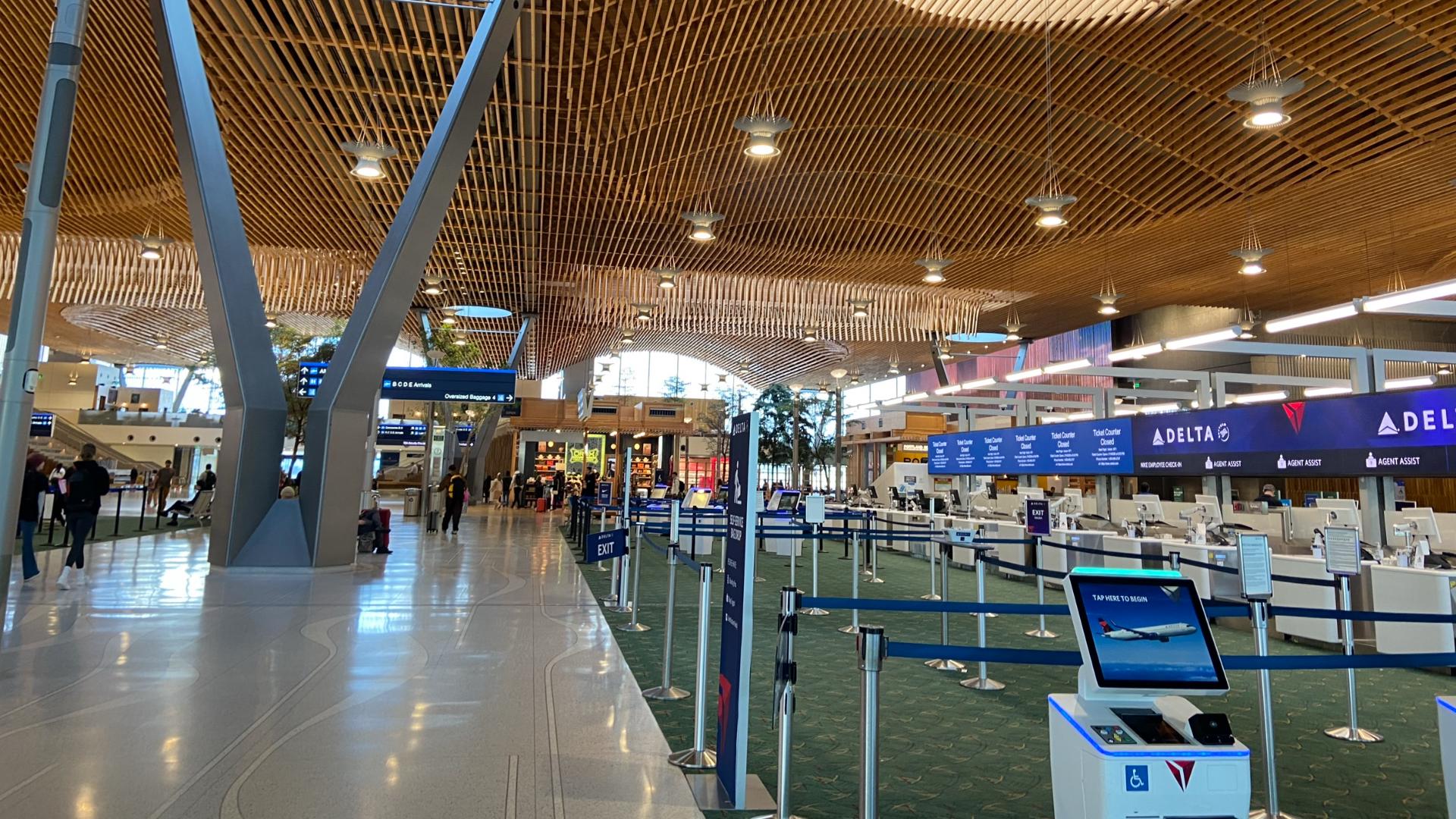 Take a sneak peek inside PDX as the main terminal's final phase nears ...