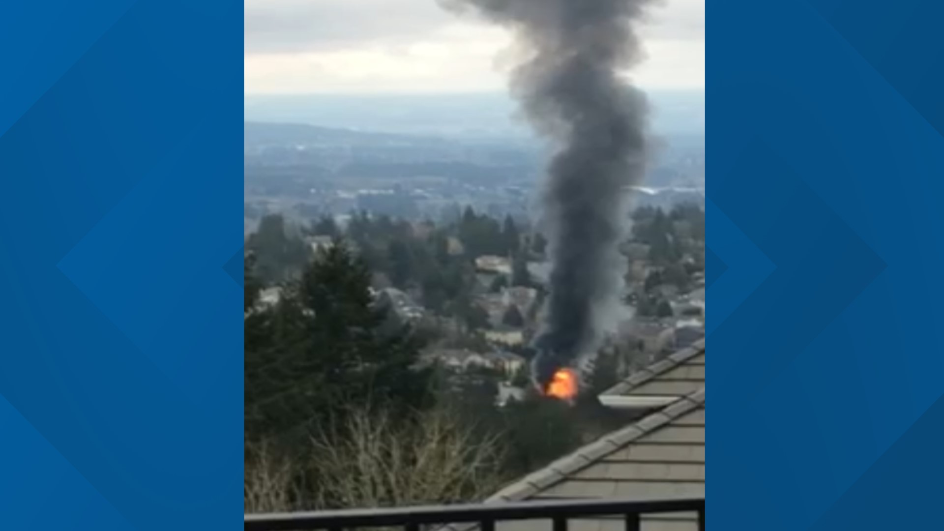 Large house fire in Northwest Portland | kgw.com