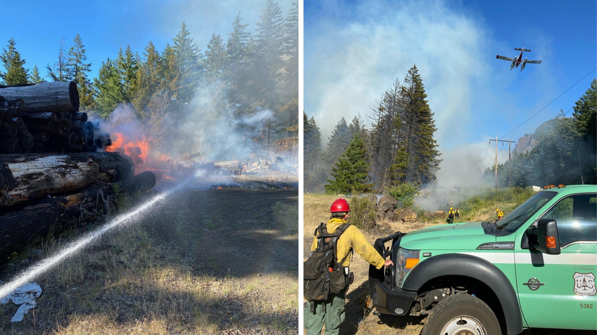 Wildfire reported near Wyeth in Columbia River Gorge | kgw.com