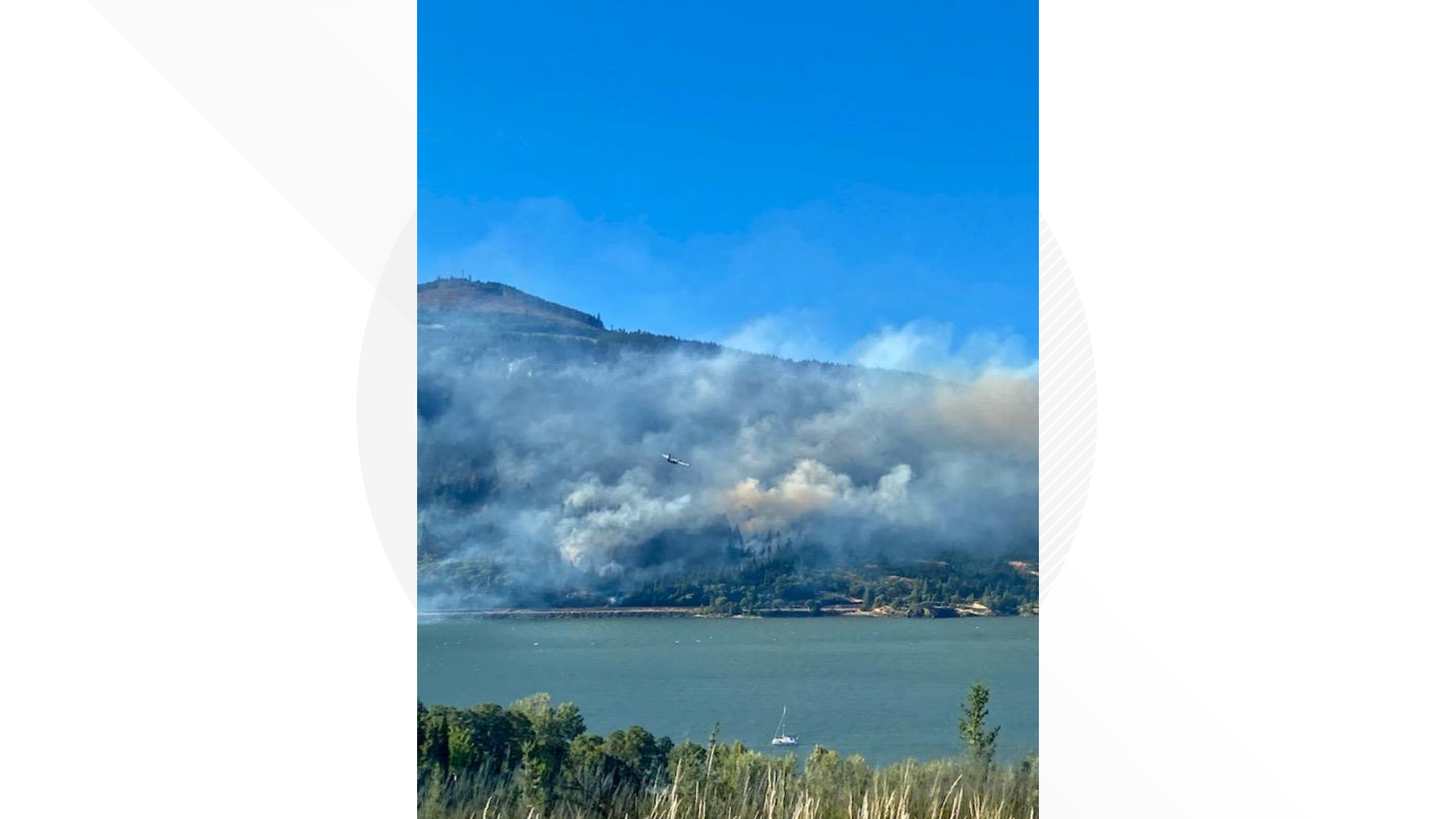 Tunnel 5 Fire grows to 533 acres in Skamania County, Wash. | kgw.com