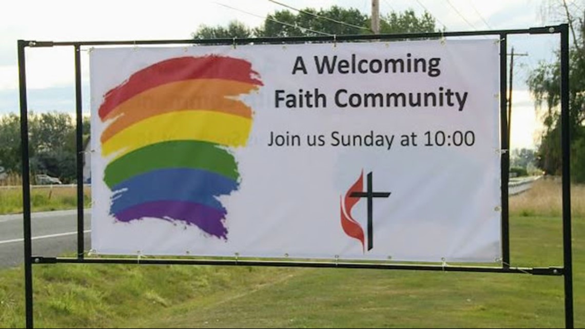 Battle Ground LGBTQ friendly church targeted by vandals | kgw.com Battle Ground LGBTQ friendly church targeted by vandals | kgw.com