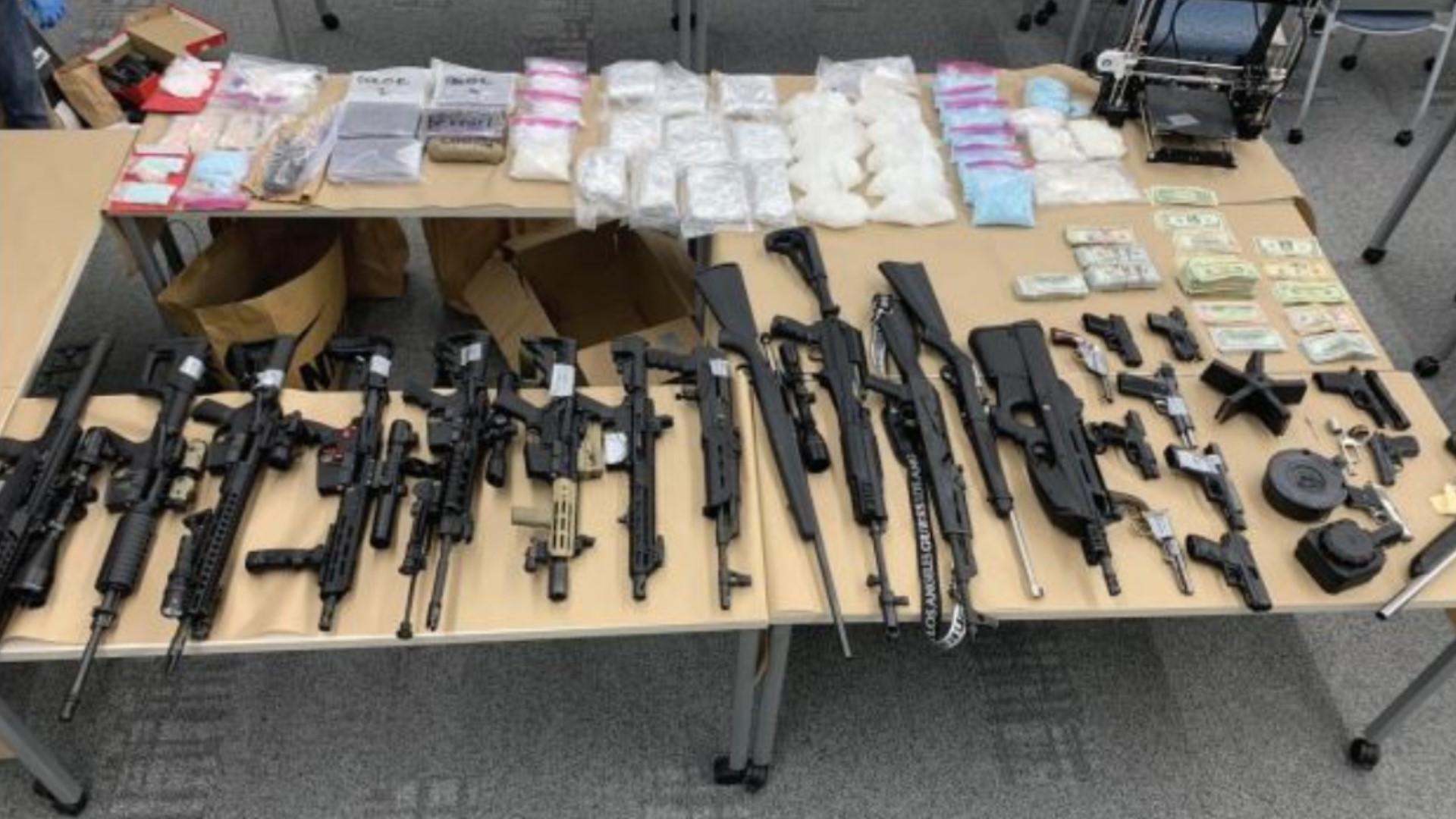 Salem detectives seize guns, almost 60 pounds of drugs in raid | kgw.com