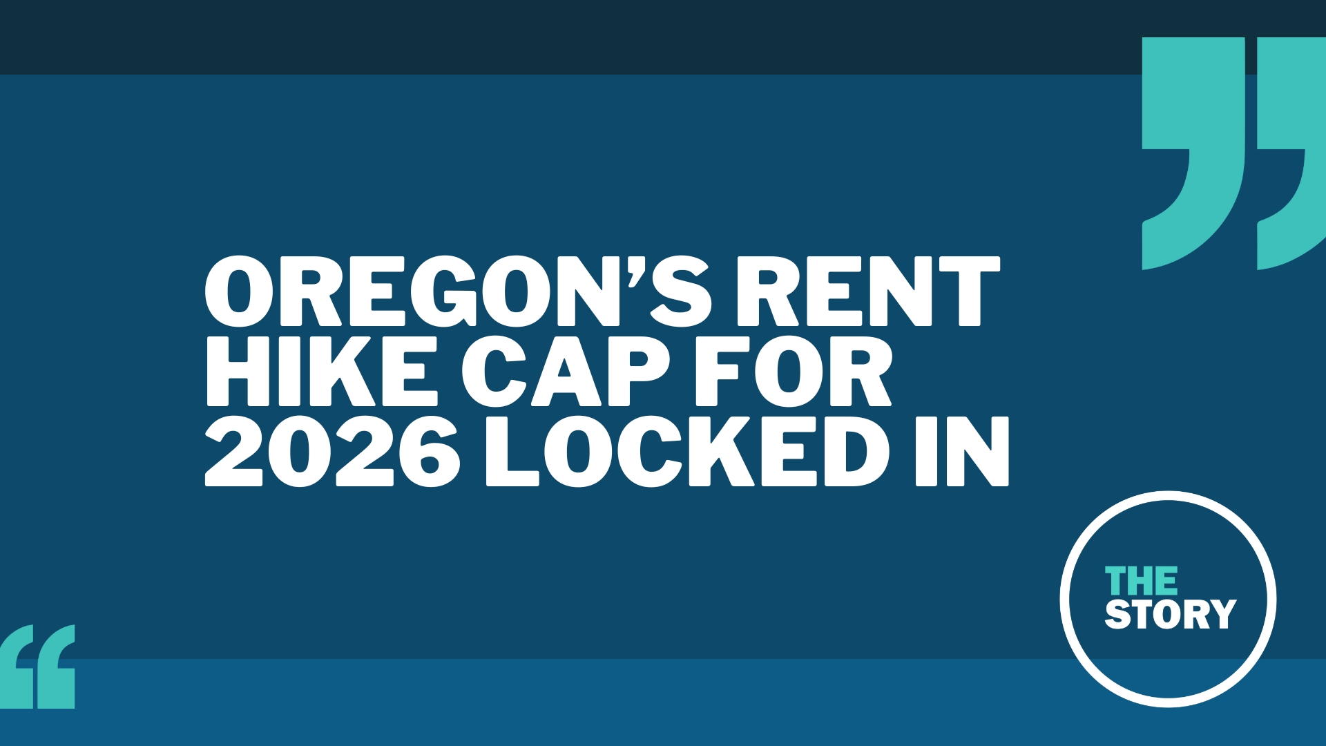 Rent increases capped at 9.5% for Oregon renters in 2026 | kgw.com