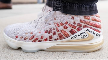 NBA players share tributes to Kobe Bryant on sneakers | kgw.com