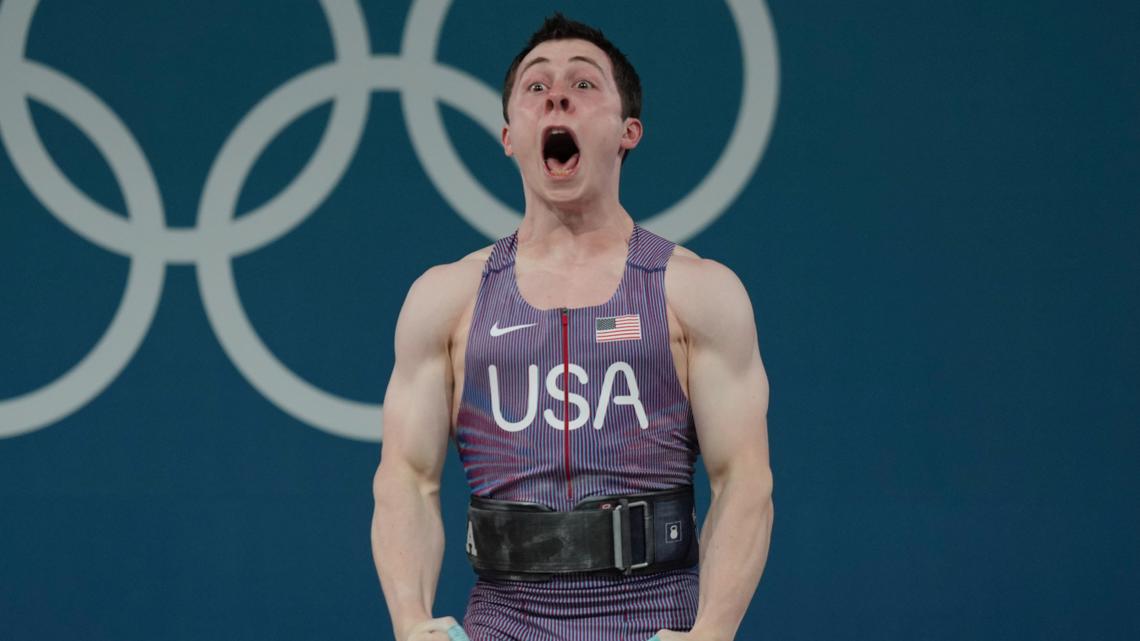 Hampton Morris wins first US men's weightlifting medal in 40 years ...
