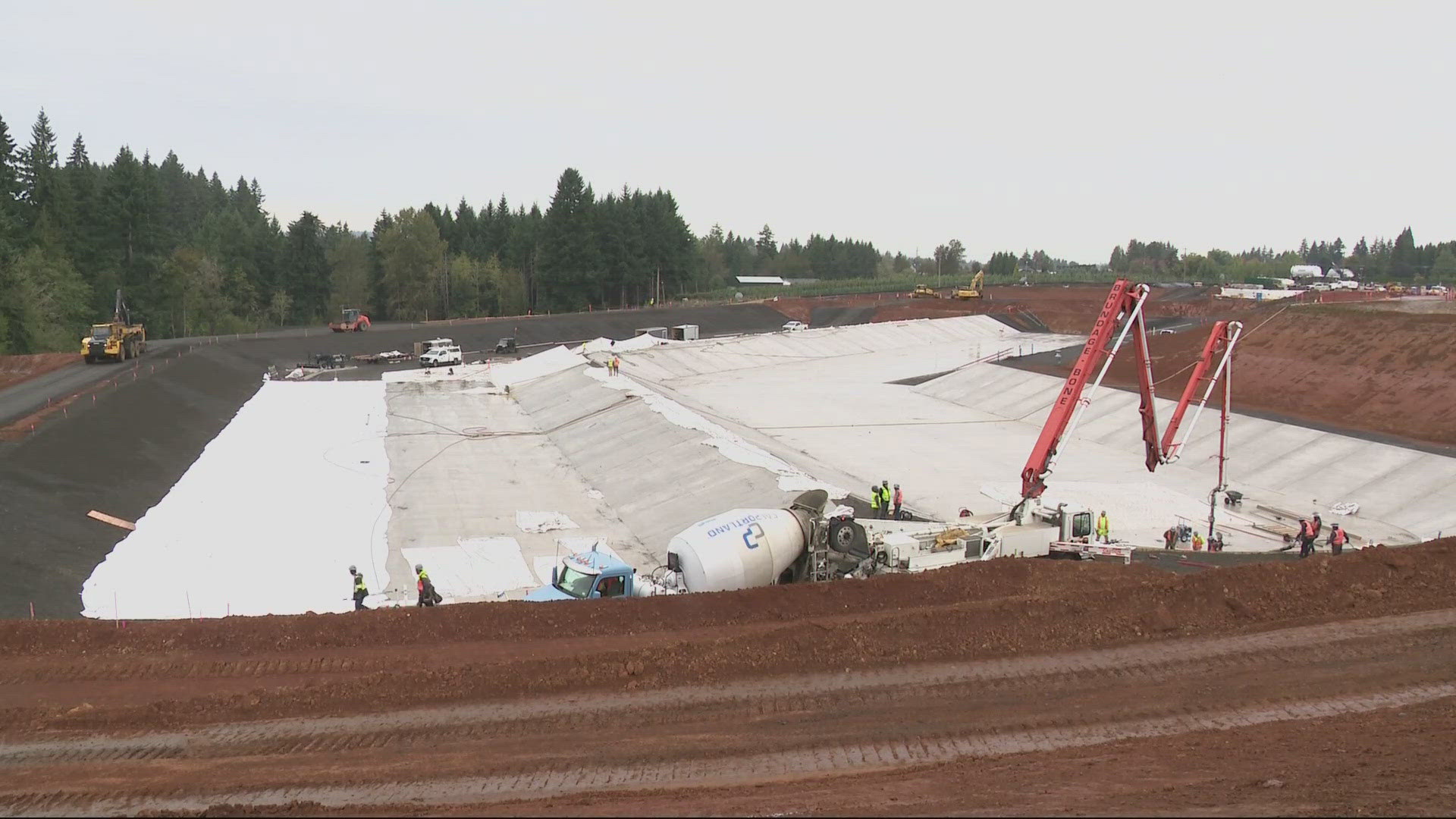 Work resumes on Bull Run Filtration Facility in Gresham | kgw.com