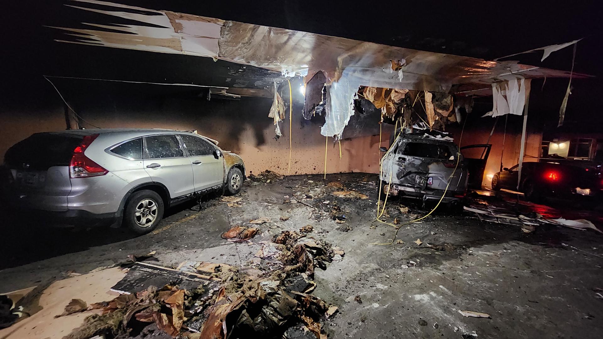 Cars damaged in Portland parking garage fire | kgw.com