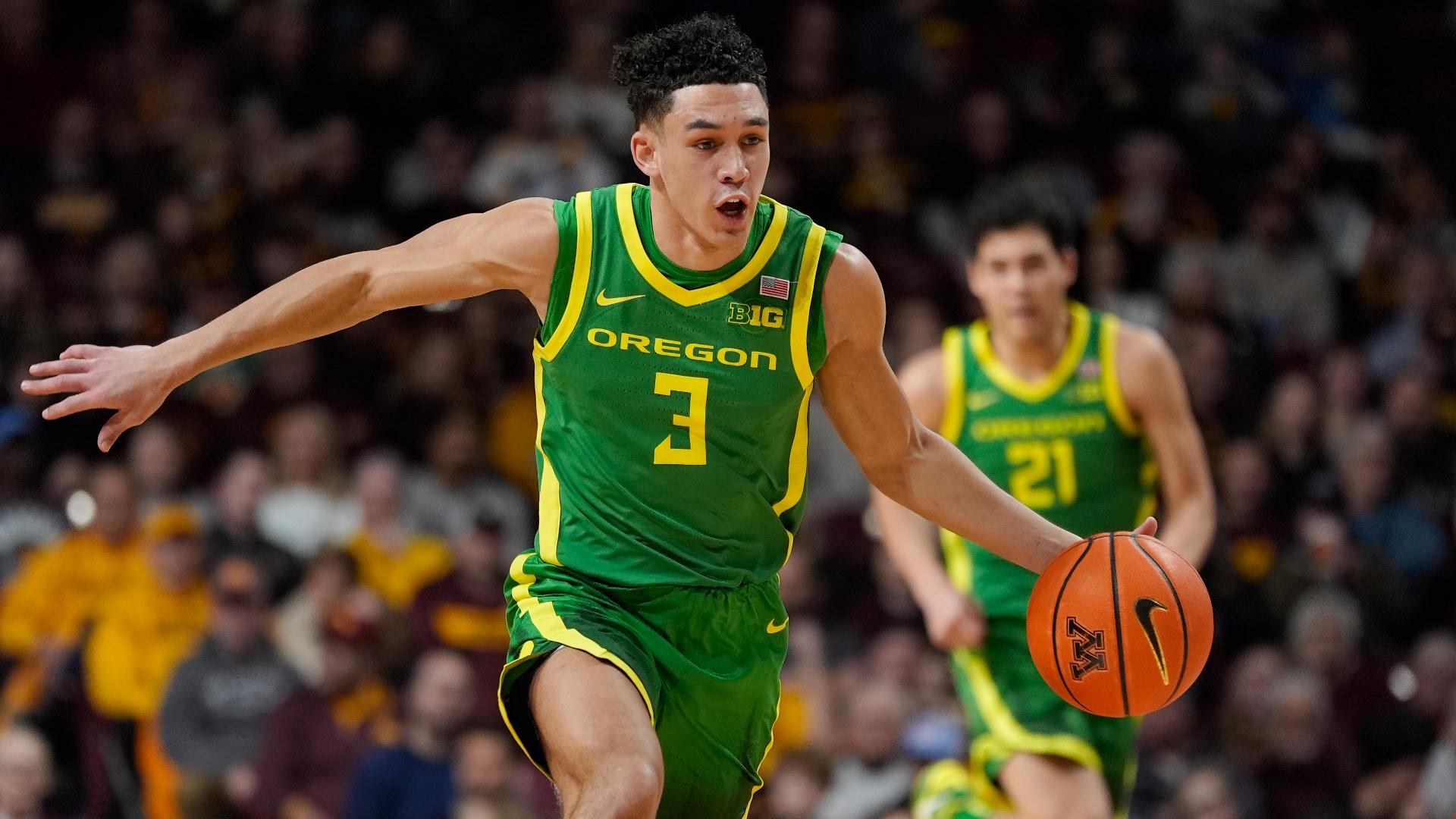 Shelstad, Bittle lead Oregon to win vs Rutgers, top NBA prospects ...