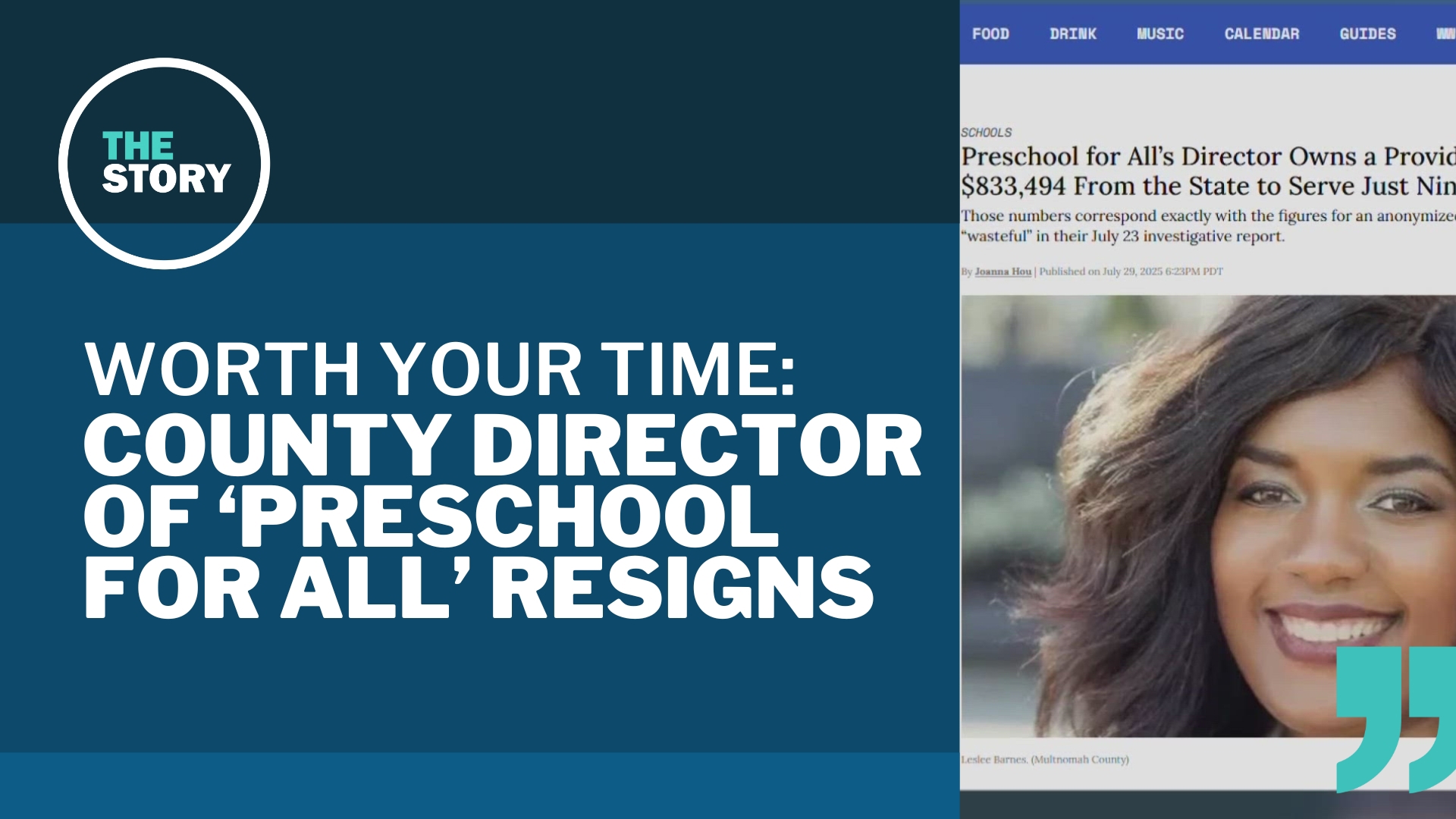 Multnomah County's 'Preschool for All' program director resigns | kgw.com