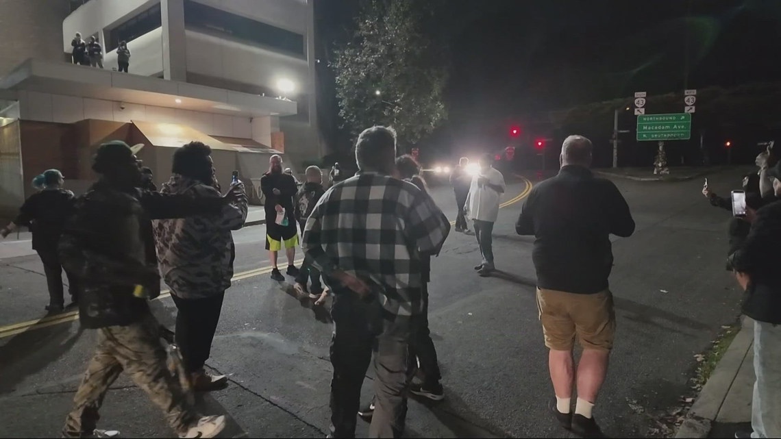 Conservative influencer Nick Sortor arrested outside Portland ICE ...