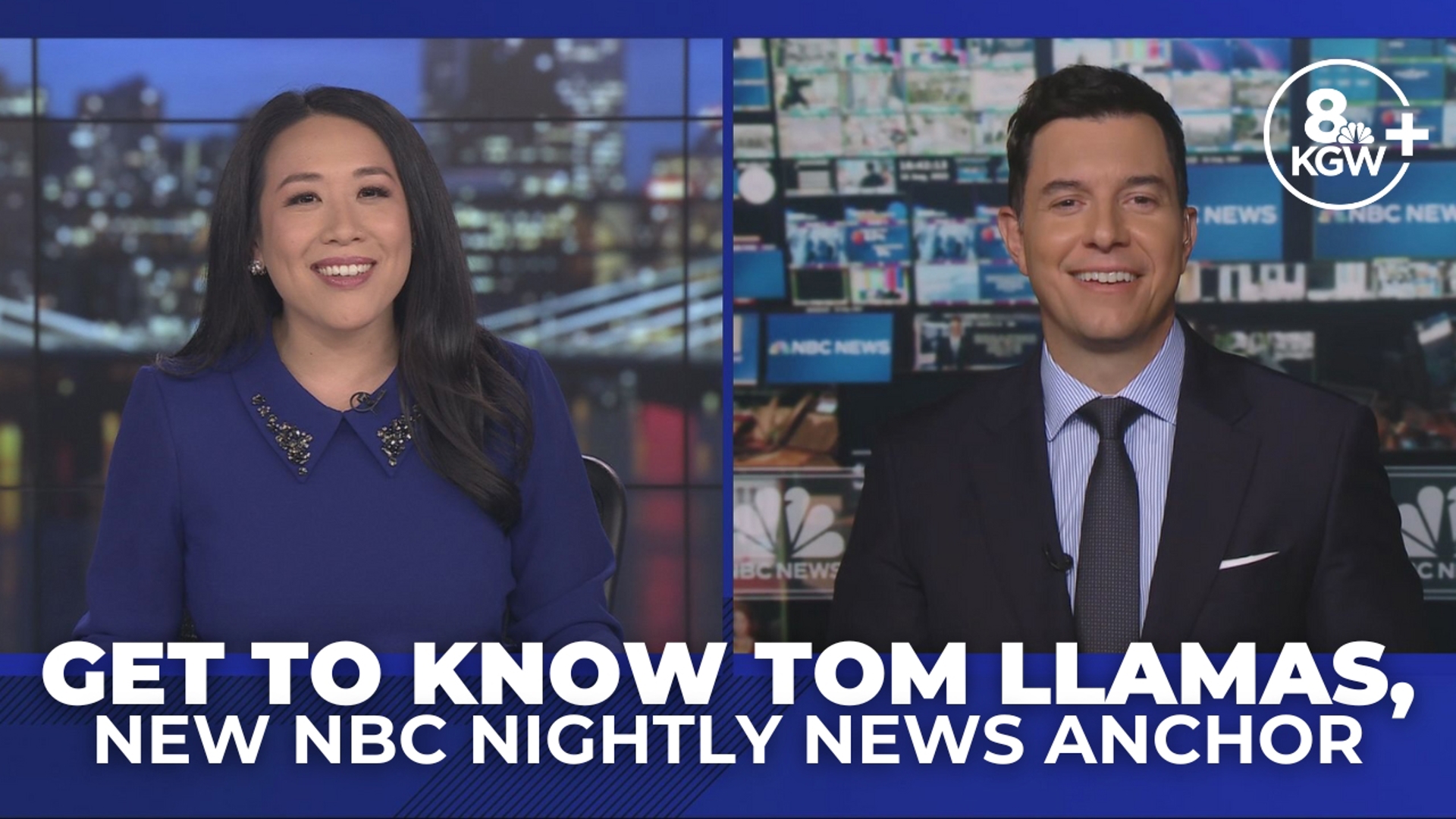 KGW interviews Tom Llamas making history as NBC Nightly News first Latino anchor | kgw.com