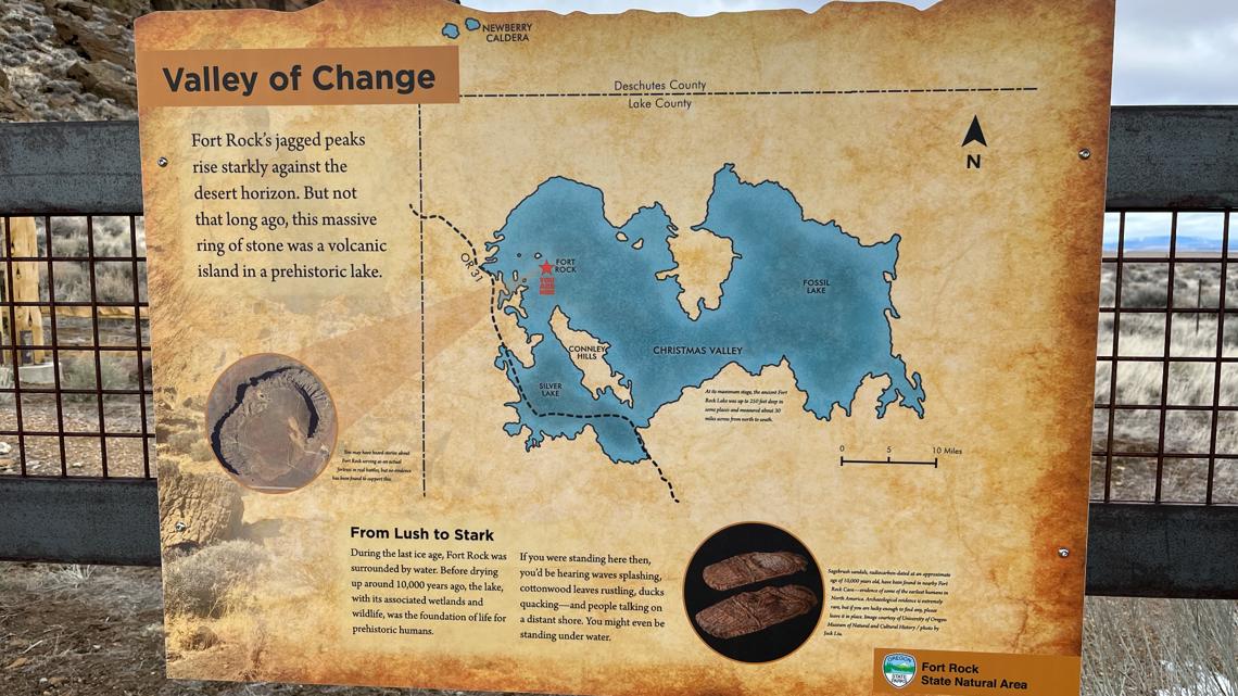 Hike through prehistoric lakebed at Fort Rock State Natural Area | kgw.com