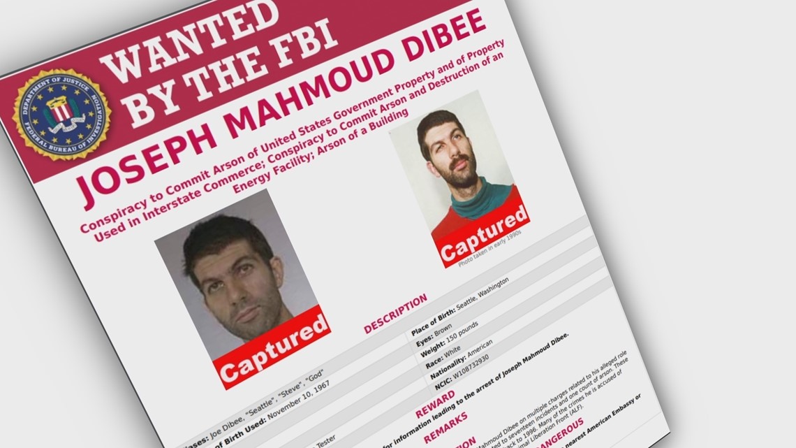 Eco-terrorist Josephe Dibee sentenced in Eugene federal court | kgw.com