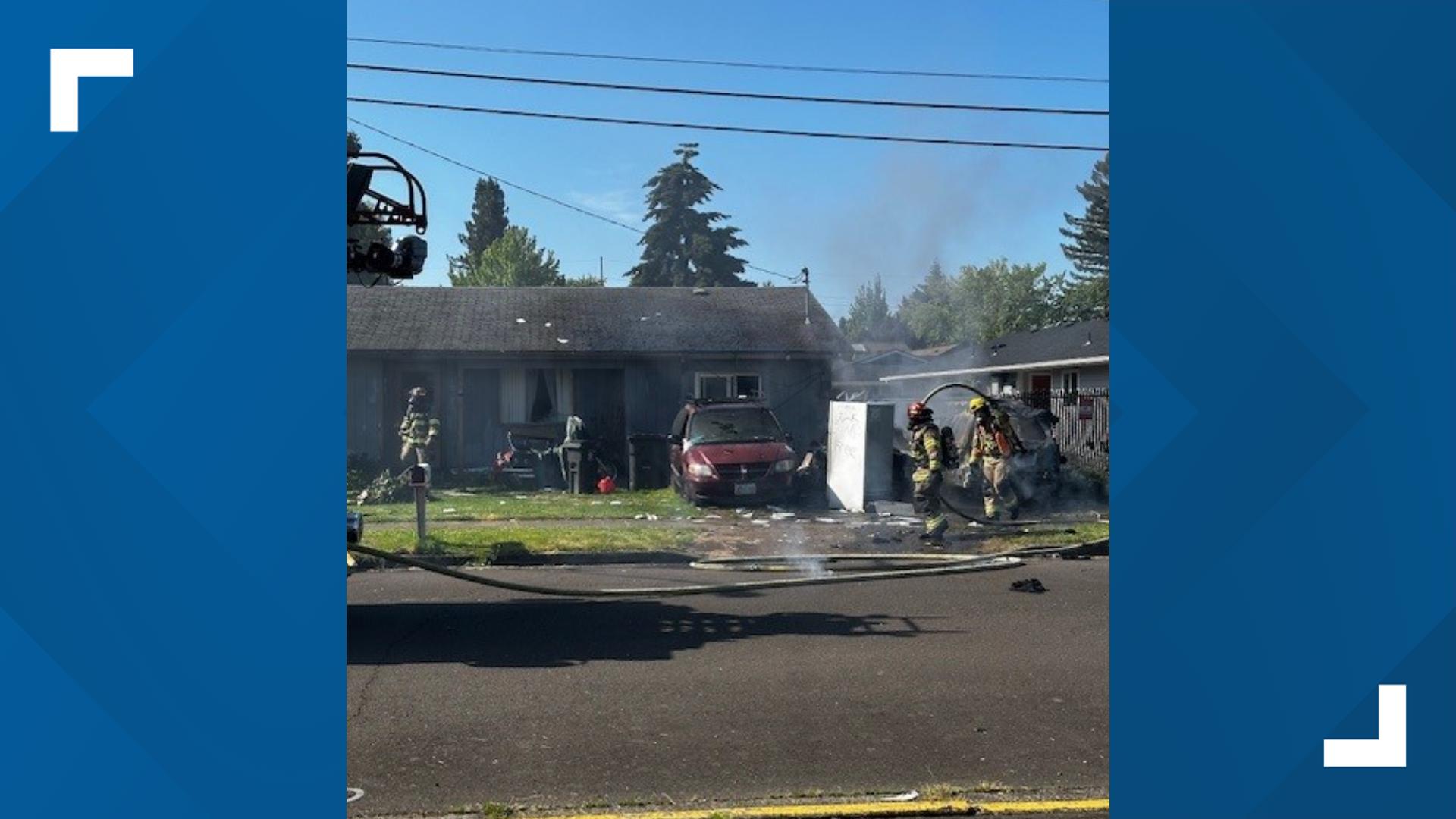 Death in car fire, explosion in Lebanon | kgw.com