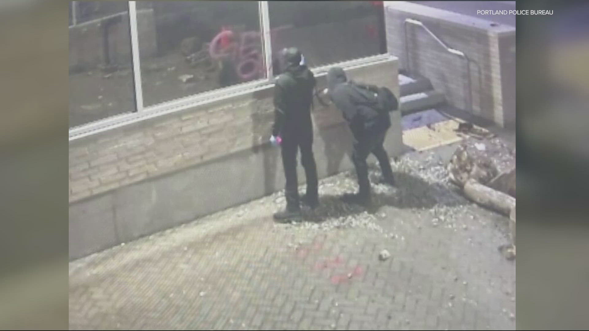 Police make arrests after protests, vandalism at Southwest Portland ICE ...