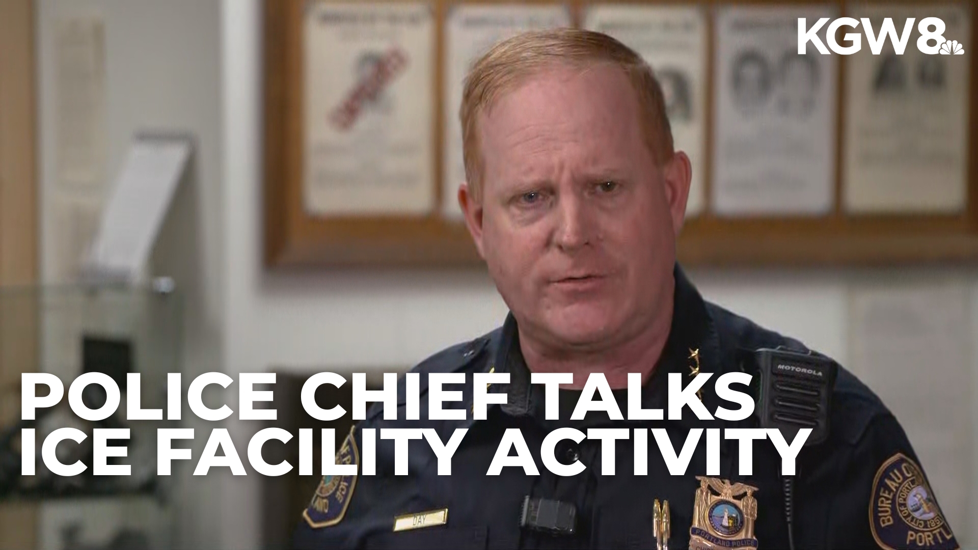 Portland Police Chief Bob Day discusses activity at ICE facility | Full ...