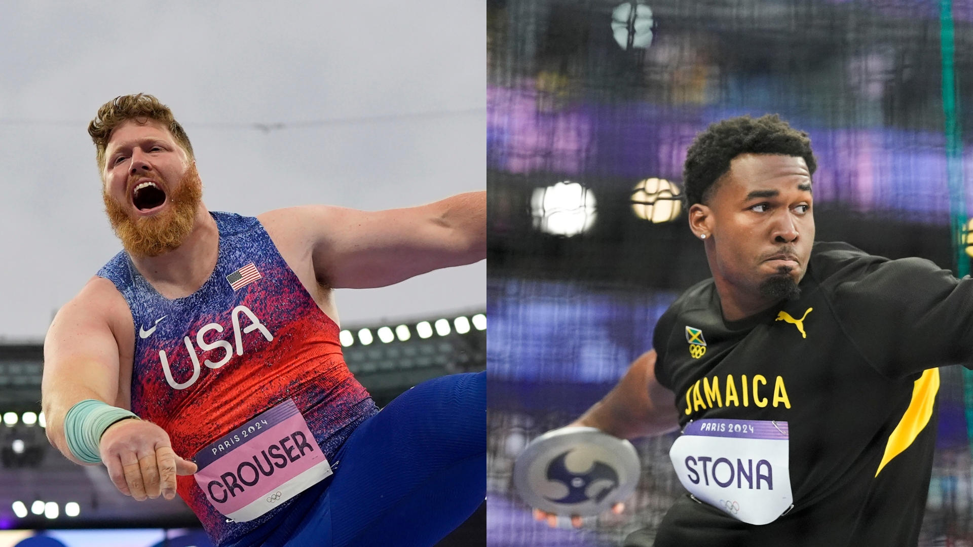 Ryan Crouser coaches Olympian Roje Stona to win gold | kgw.com