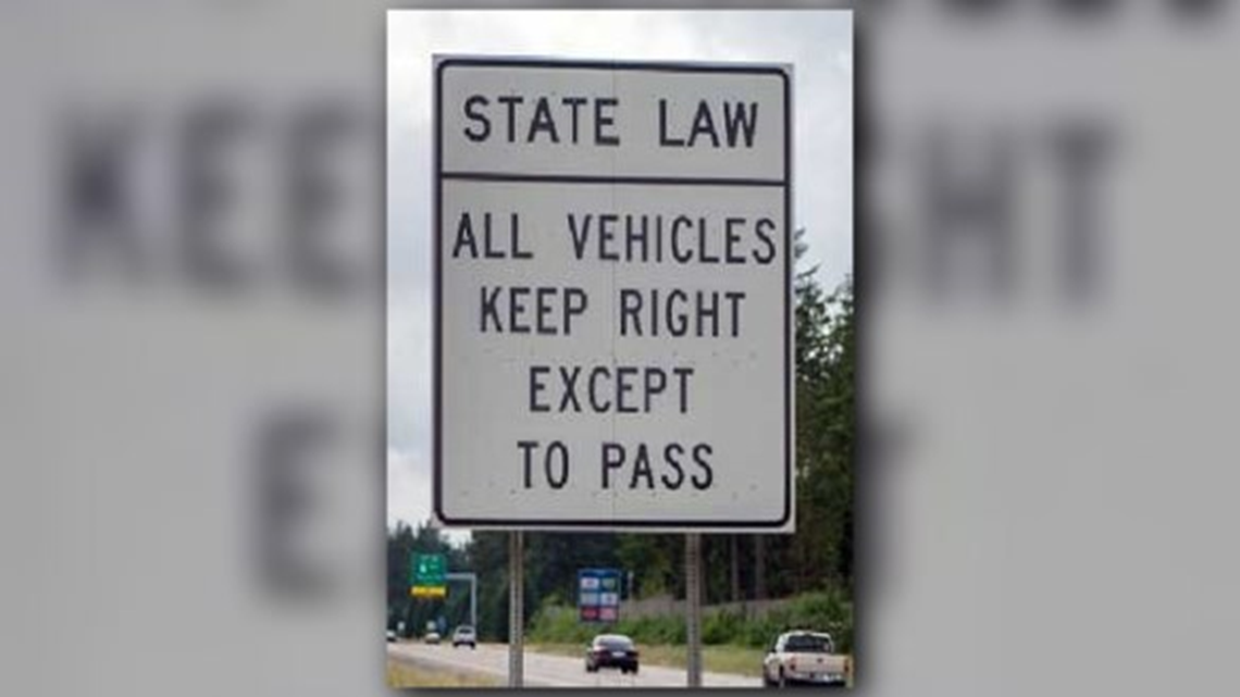 Left lane campers target of extra WSP emphasis this week | kgw.com