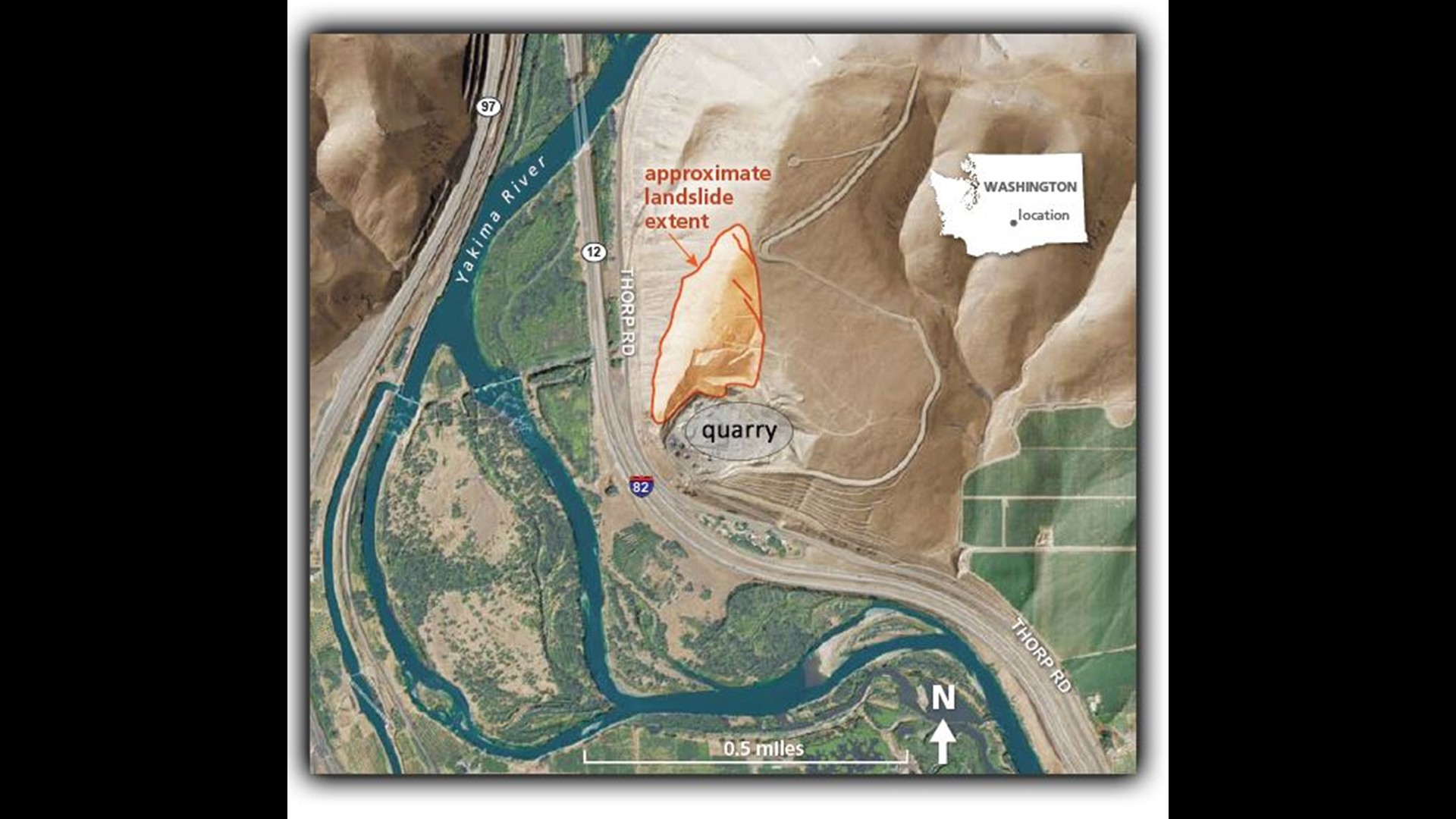 Rattlesnake Ridge landslide: Yakima County declares disaster | kgw.com