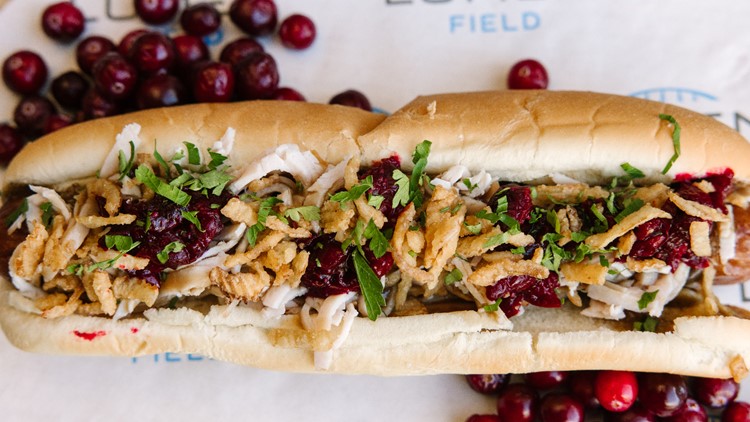 Seahawks Thanksgiving game food menu at Lumen Field | kgw.com