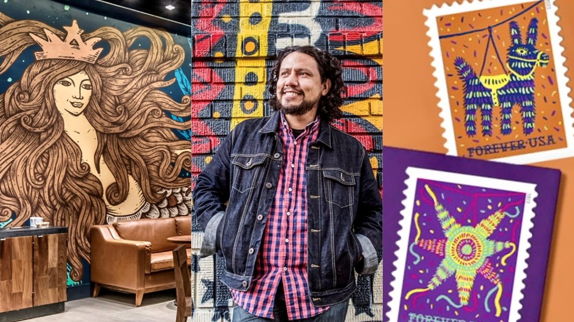 This West Seattle artist work is chosen for new USPS stamp | kgw.com