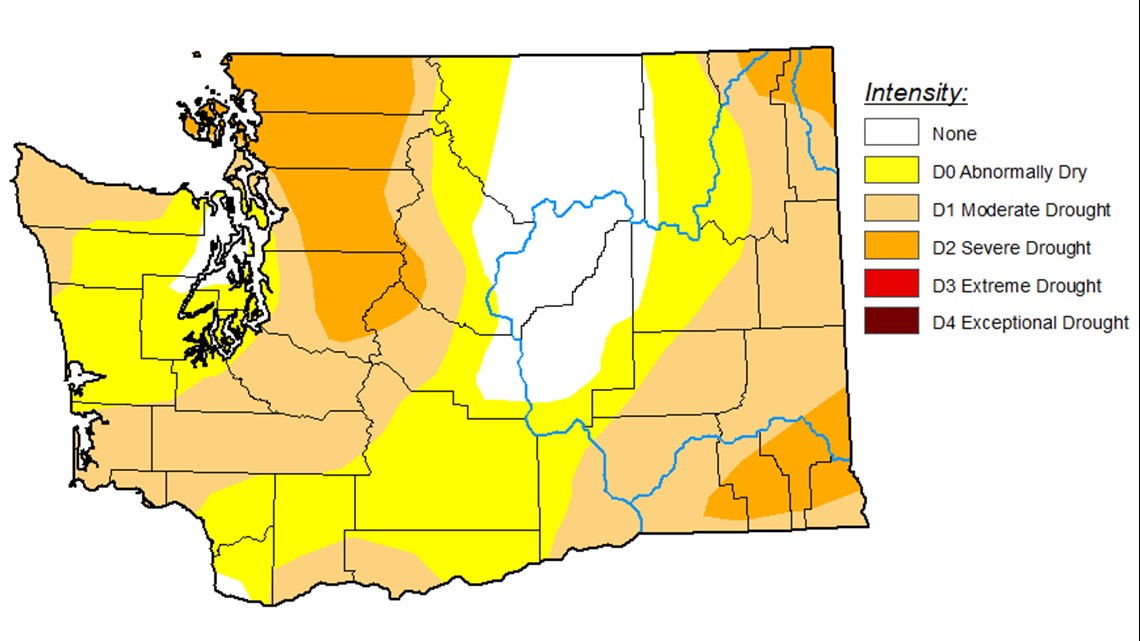 Washington drought impacts farmers, water supply | kgw.com