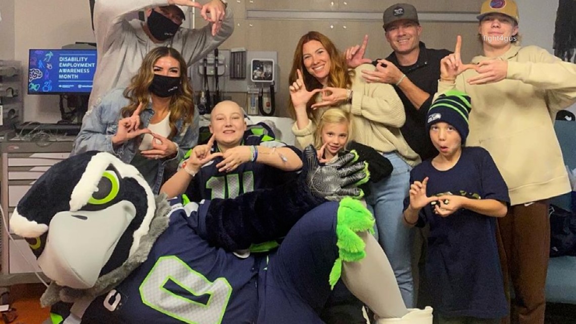 Young Seahawks fan inspired by team in Leukemia battle | kgw.com
