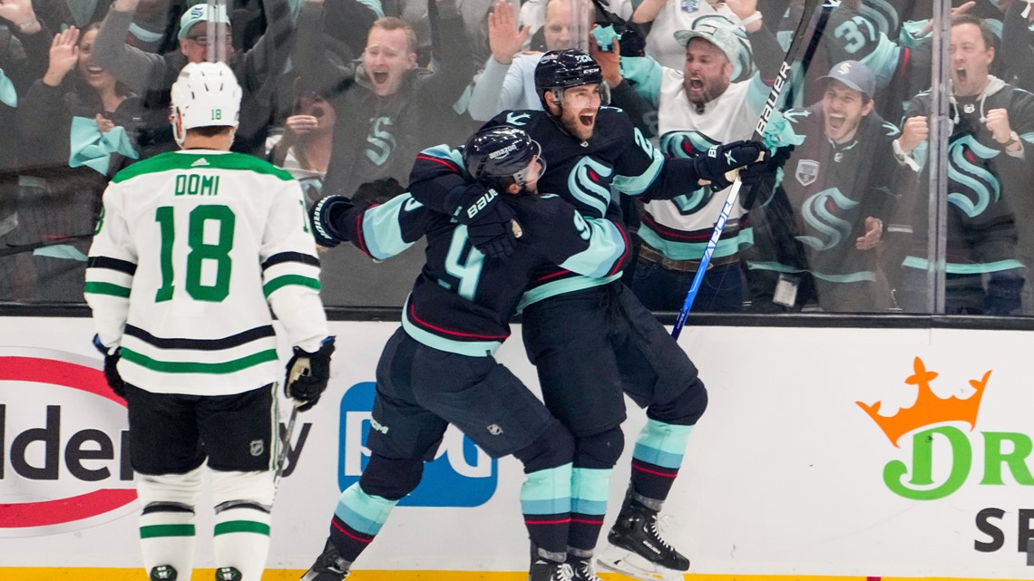 Kraken win over Stars for a 2-1 lead in the NHL playoff series | kgw.com