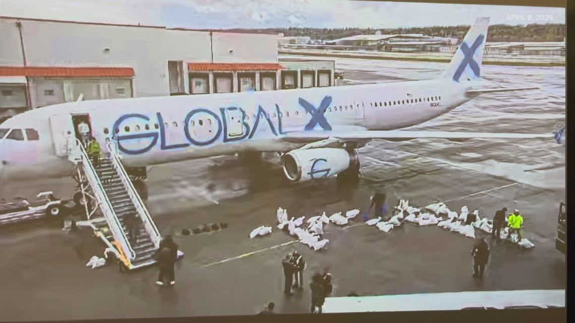 ICE deportation flights ramp up at airfield near Seattle | kgw.com