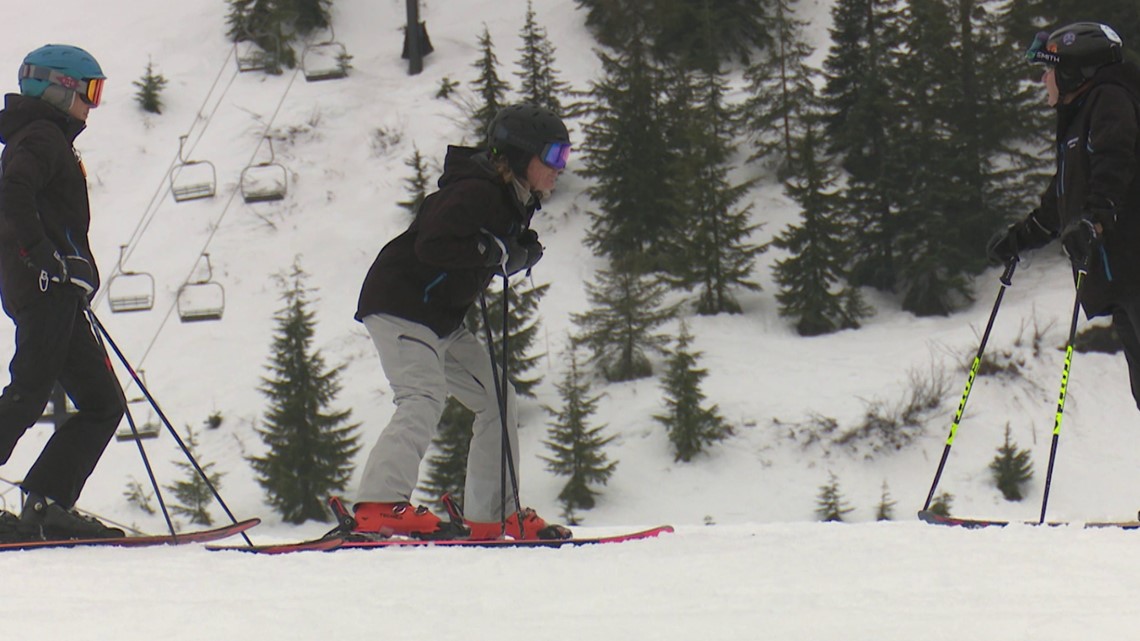 Snowpack in Olympic, Cascade mountain ranges continues to shrink | kgw.com
