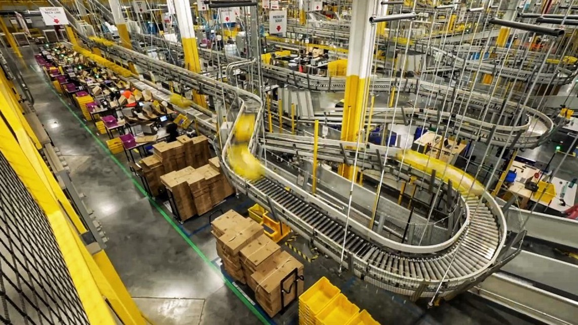 Inside Amazon's largest fulfillment center in Washington state | kgw.com