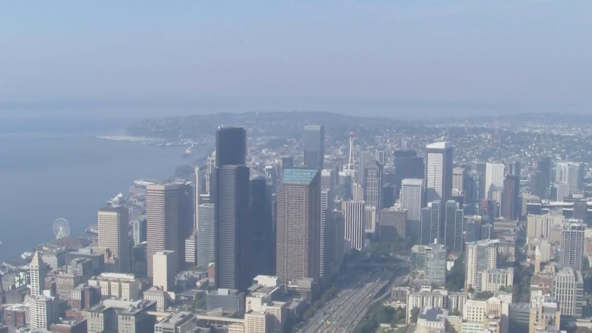 Hazy Seattle reaches 'unhealthy' level amid Air Quality Alert | kgw.com