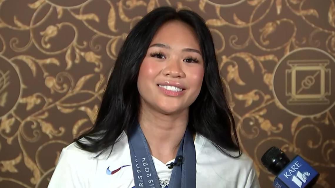 Suni Lee proud of overcoming challenges before Paris Olympics | kgw.com