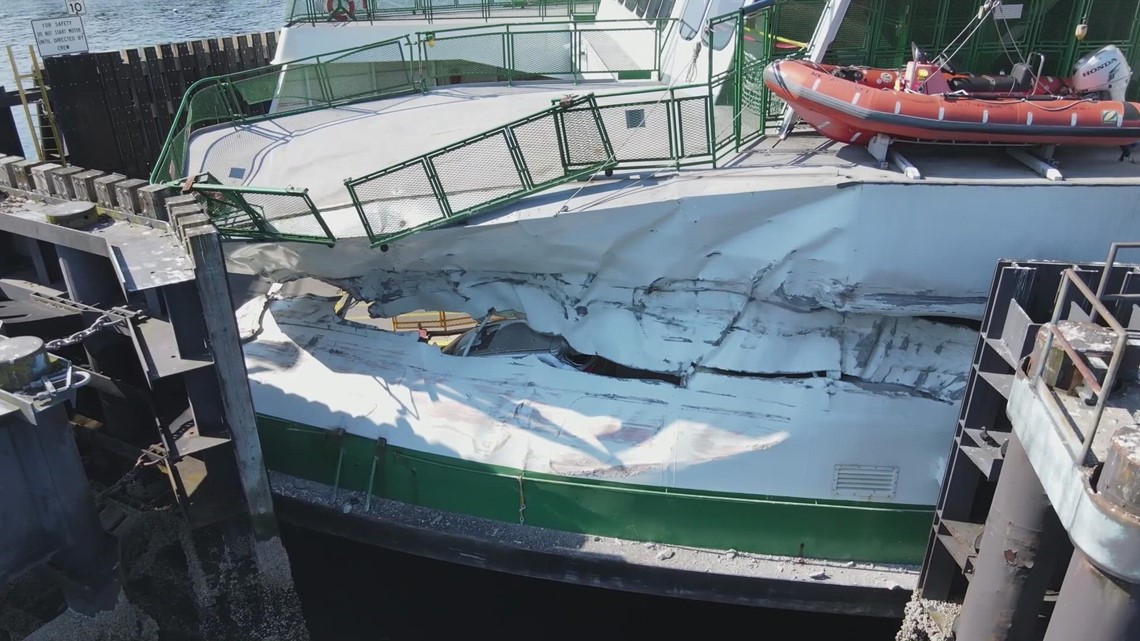 New footage shows Washington ferry crash that caused millions of ...