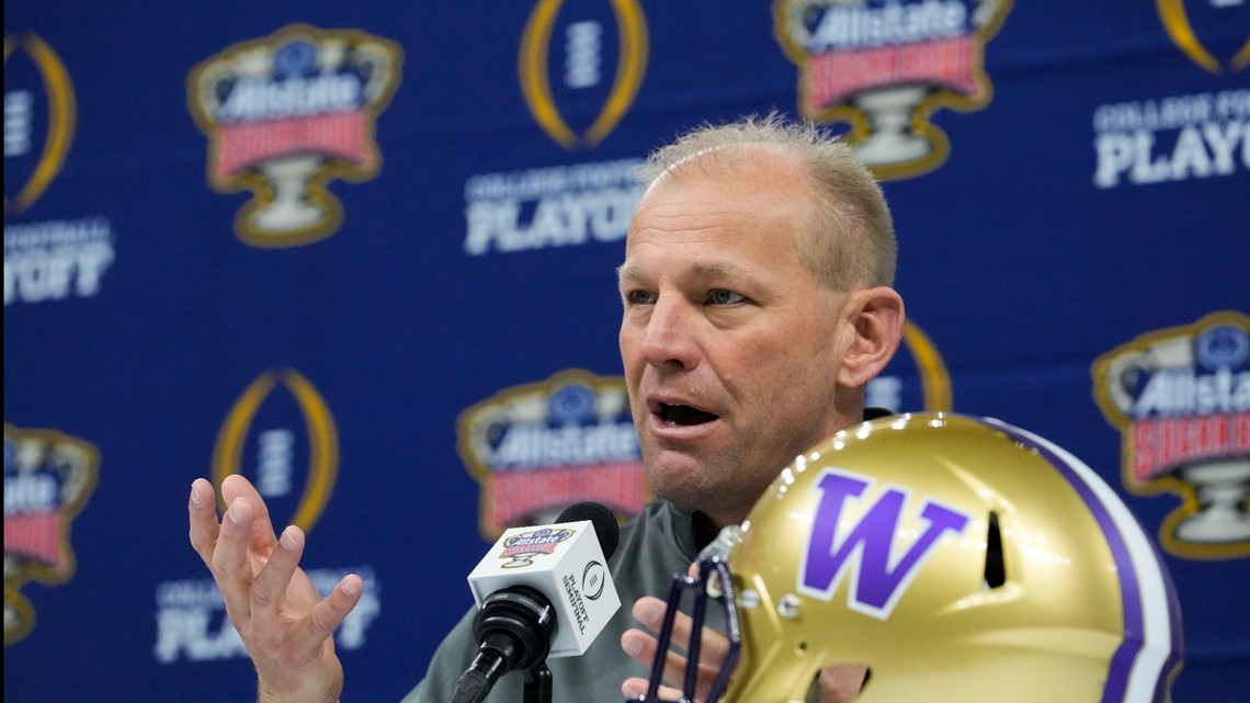 Who is the Washington Huskies head football coach Kalen DeBoer? | kgw.com