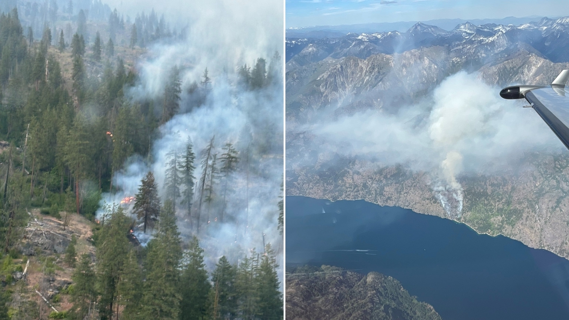 Crews responding to Pioneer Fire near Chelan | kgw.com