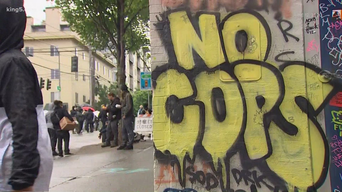 Clean-up continues a day after Seattle's 'CHOP' zone was dismantled ...