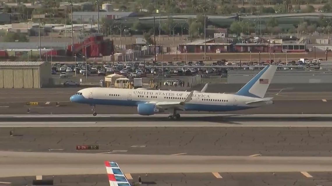 WATCH: Body of Charlie Kirk returns to Arizona on Air Force Two | kgw.com
