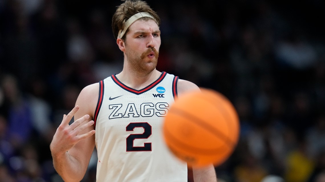 Former Gonzaga Bulldog star Drew Timme signs NBA contract with Brooklyn ...