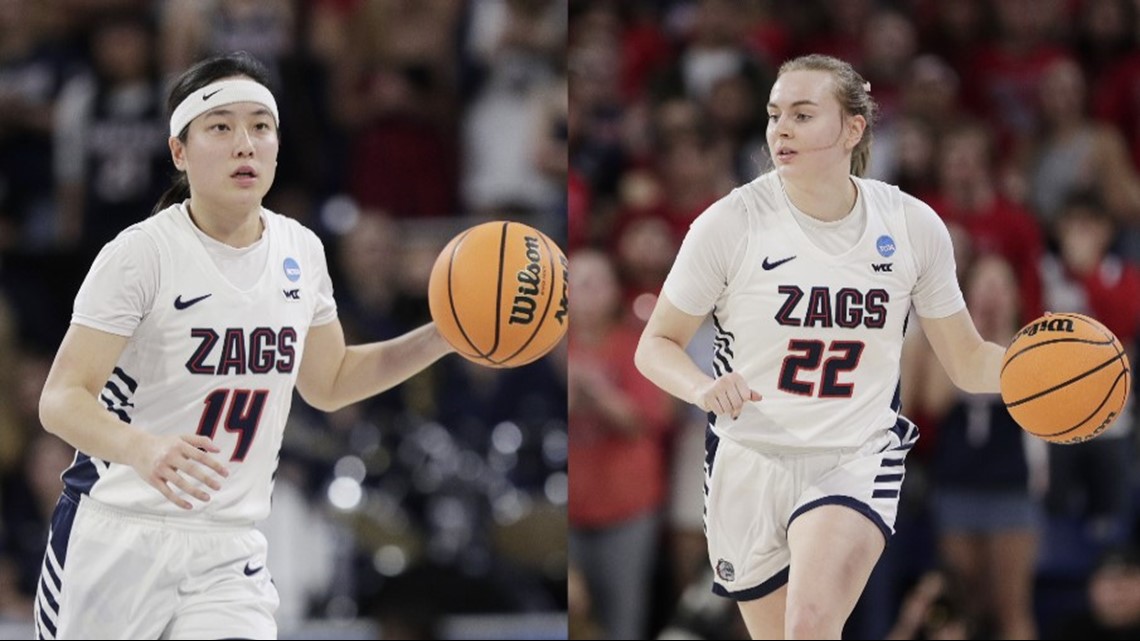 Gonzaga's Brynna Maxwell and Kaylynne Truong taken in WNBA Draft | kgw.com