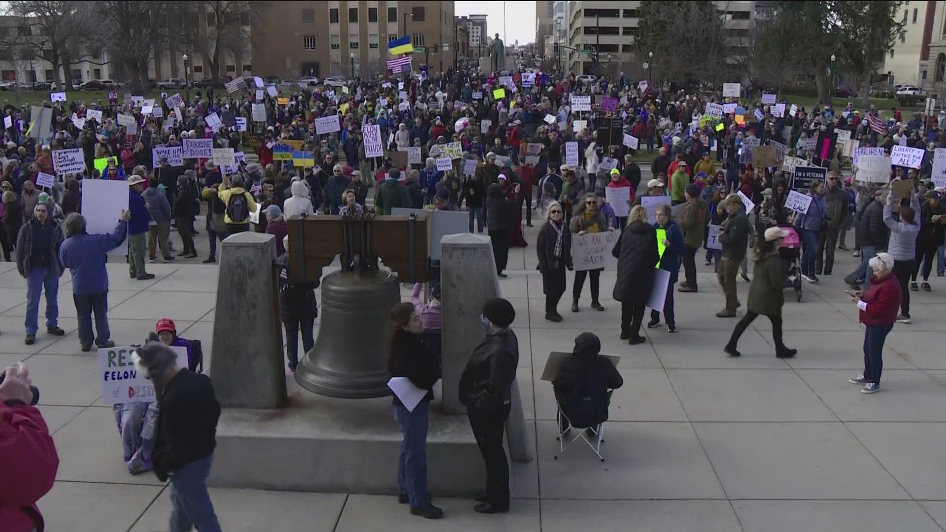 'Remove, reverse and reclaim': 50501 protest at Idaho Capitol | kgw.com