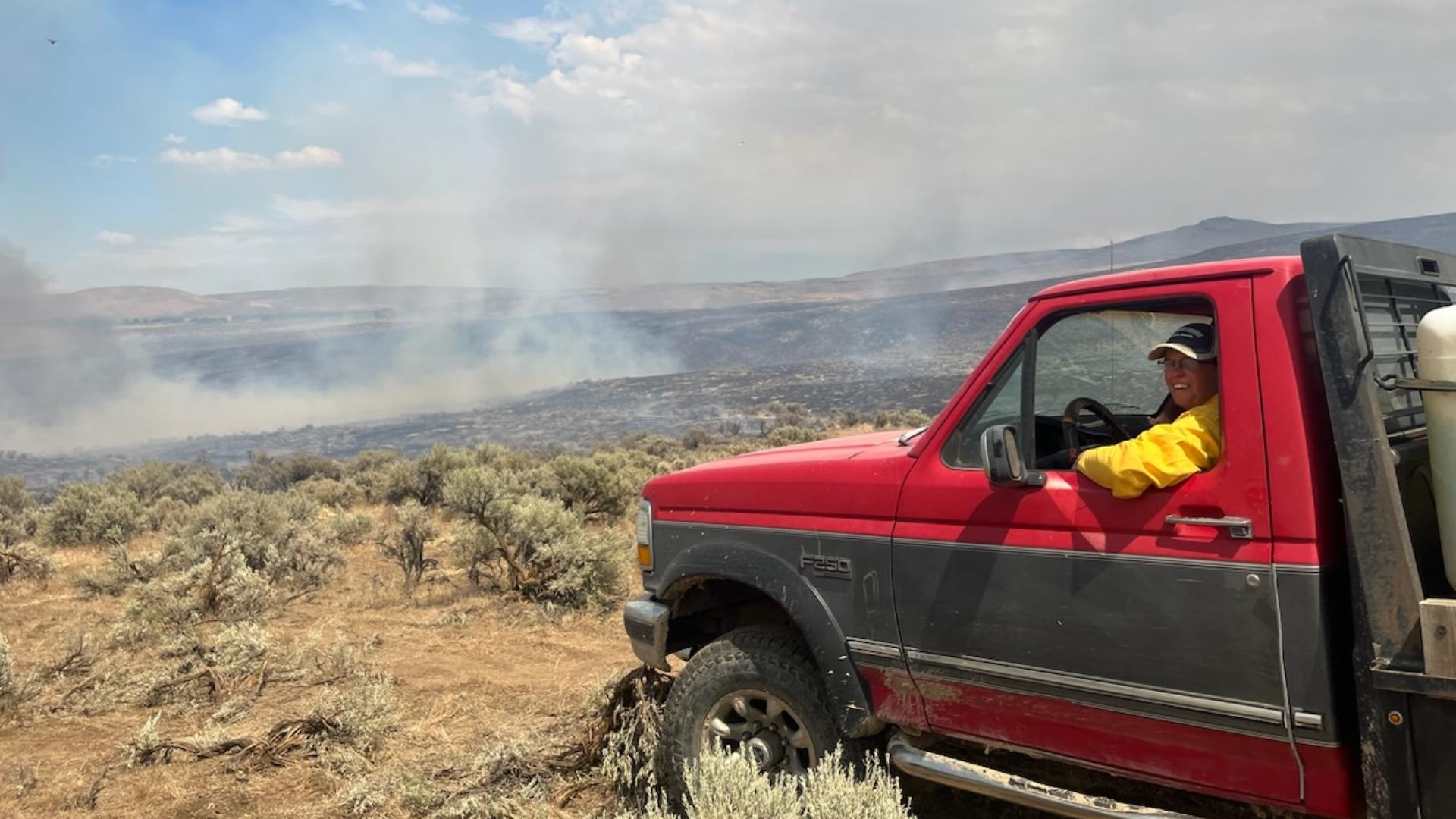 Crews battling Little Valley Fire near Eastern Oregon | kgw.com