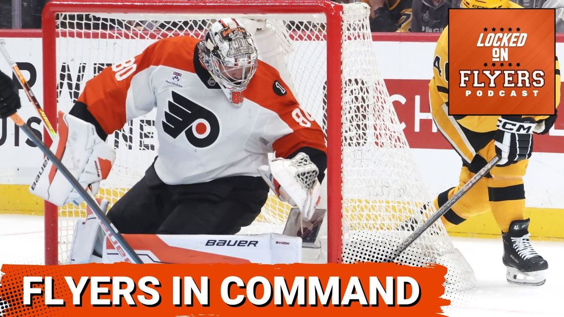 The Philadelphia Flyers and Dan Vladar SHUT OUT Penguins to take 2-0 ...