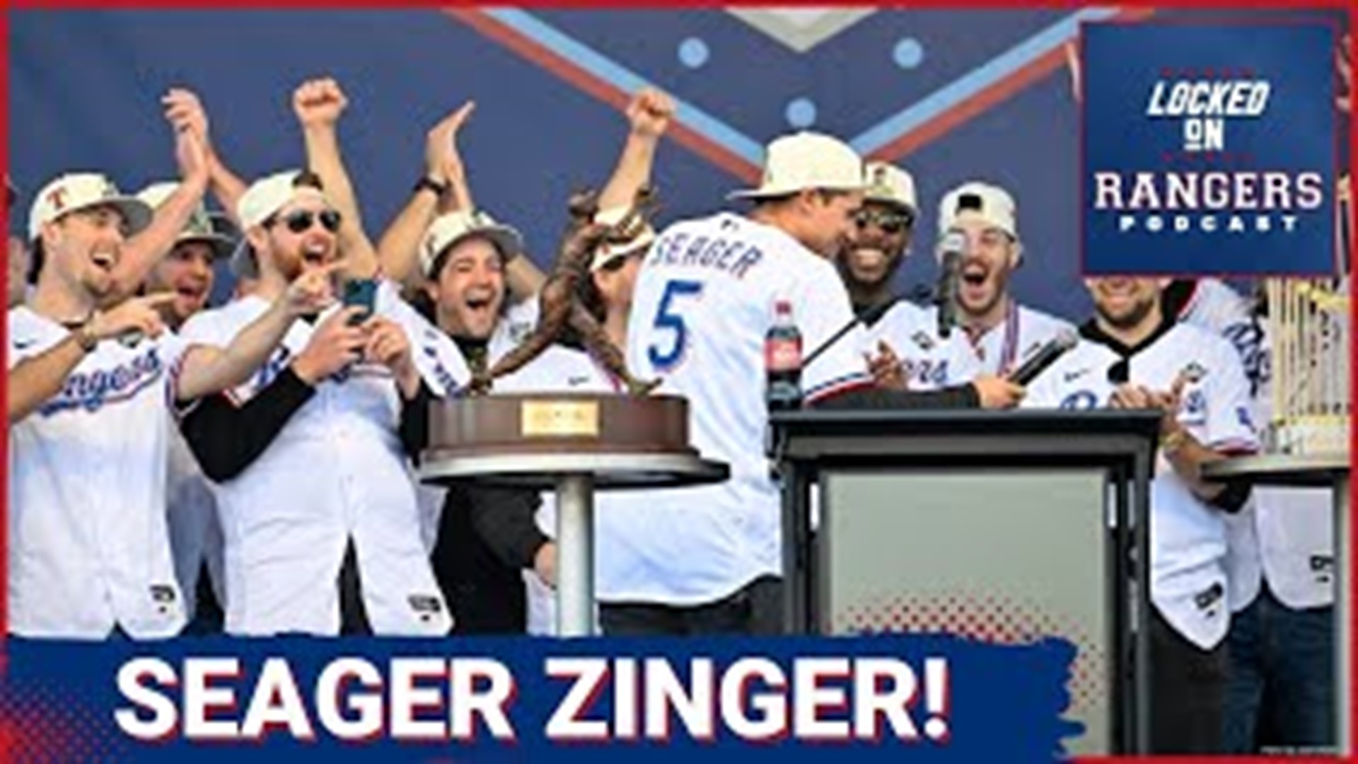 Corey Seager takes jab at Alex Bregman during Texas Rangers' World Series championship parade ...