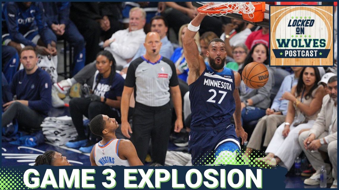 WOLVES POSTCAST: Game Three EXPLOSION As Anthony Edwards and Timberwolves Cruise Past OKC, 143 ...